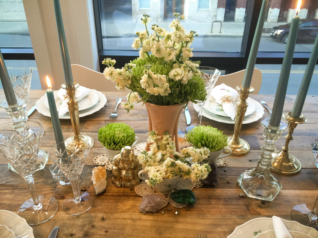 Boho Glam Tablescape - Once Upon a Dollhouse